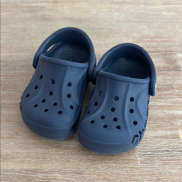 CROCS | Shoes | Crocs Kids Navy Blue Clogs C5 | Poshmark